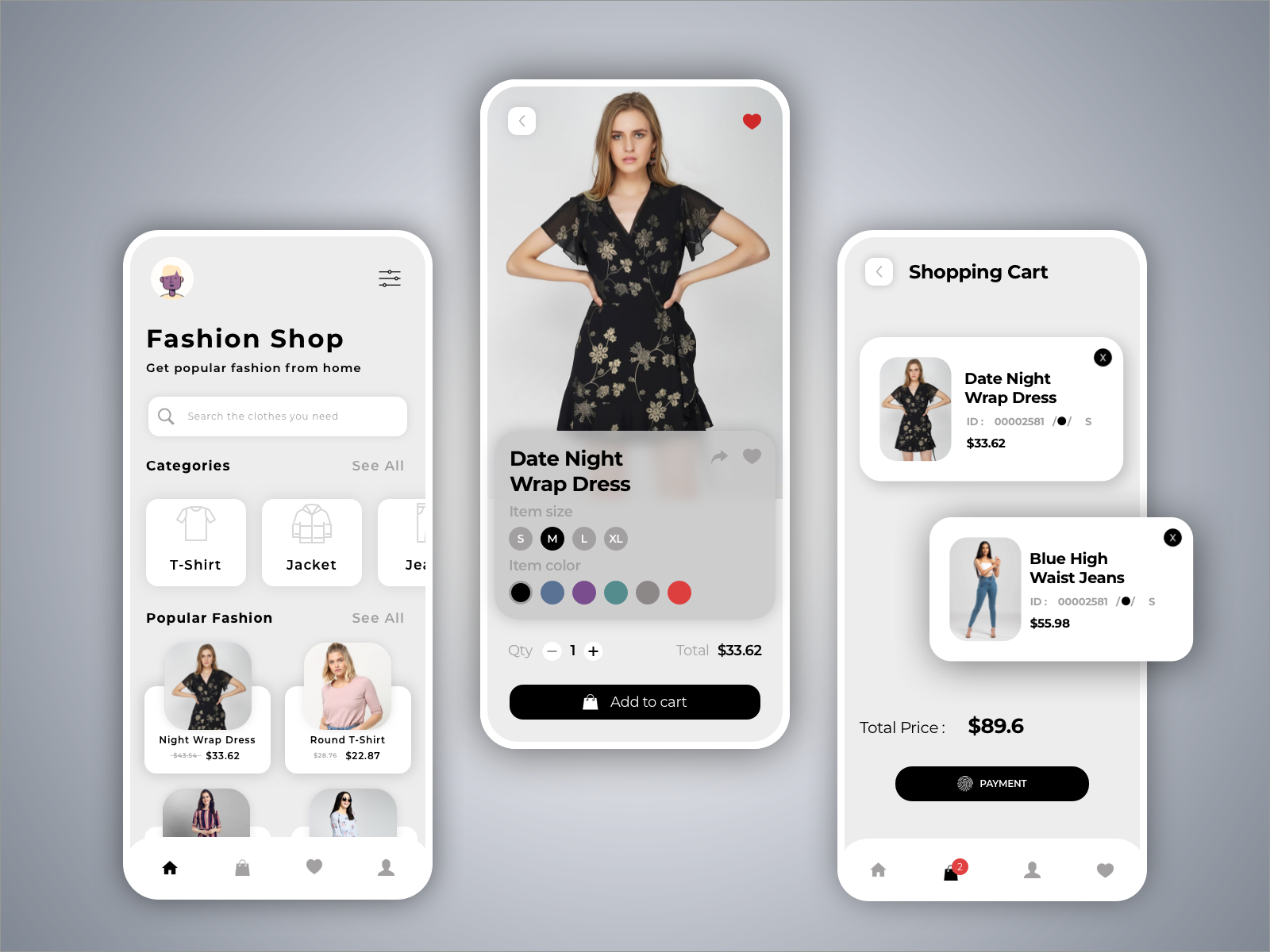 Shopping App Designs by Krishnil Bhojani on Dribbble