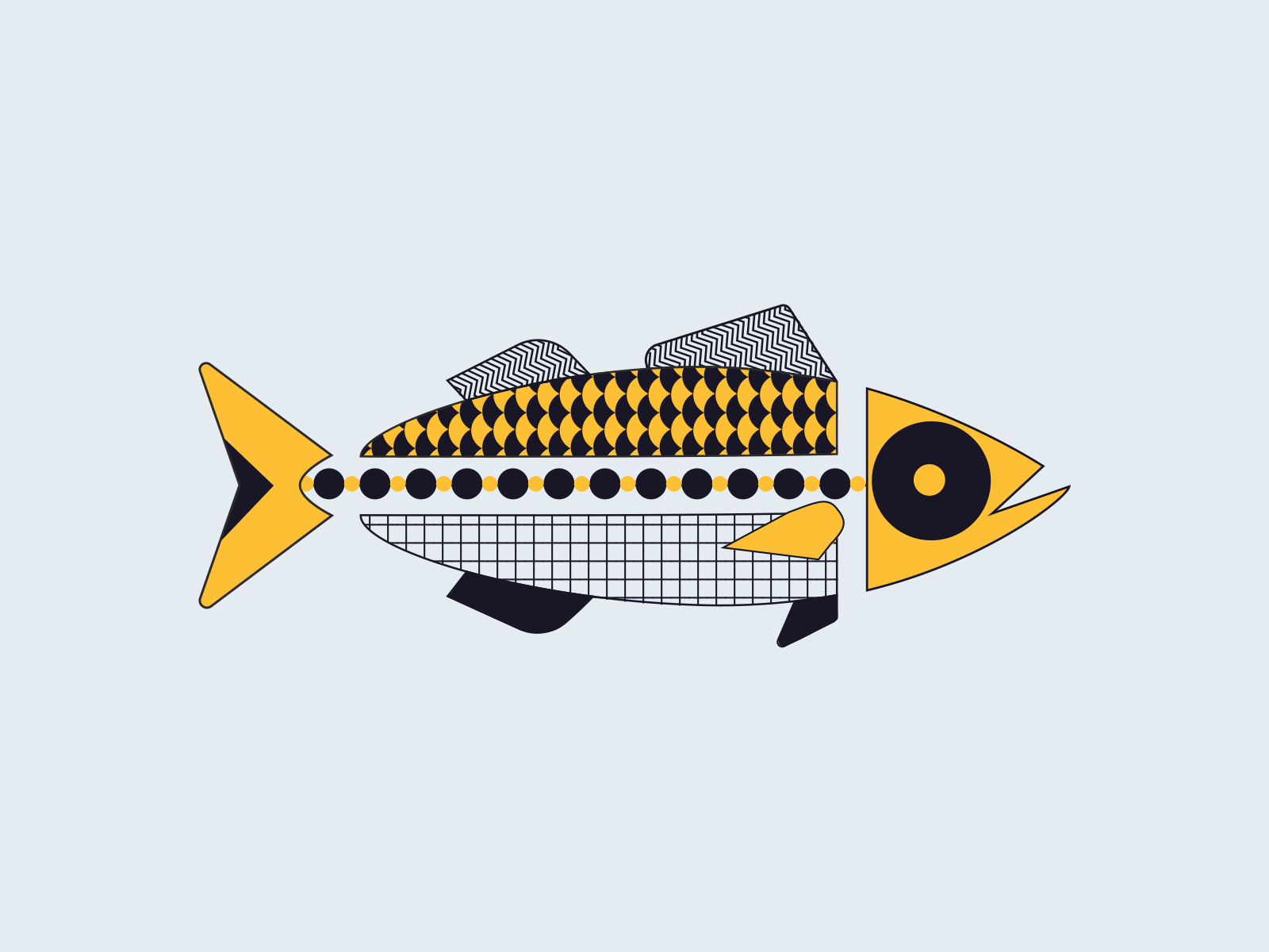 mackerel | fish by Mila on Dribbble