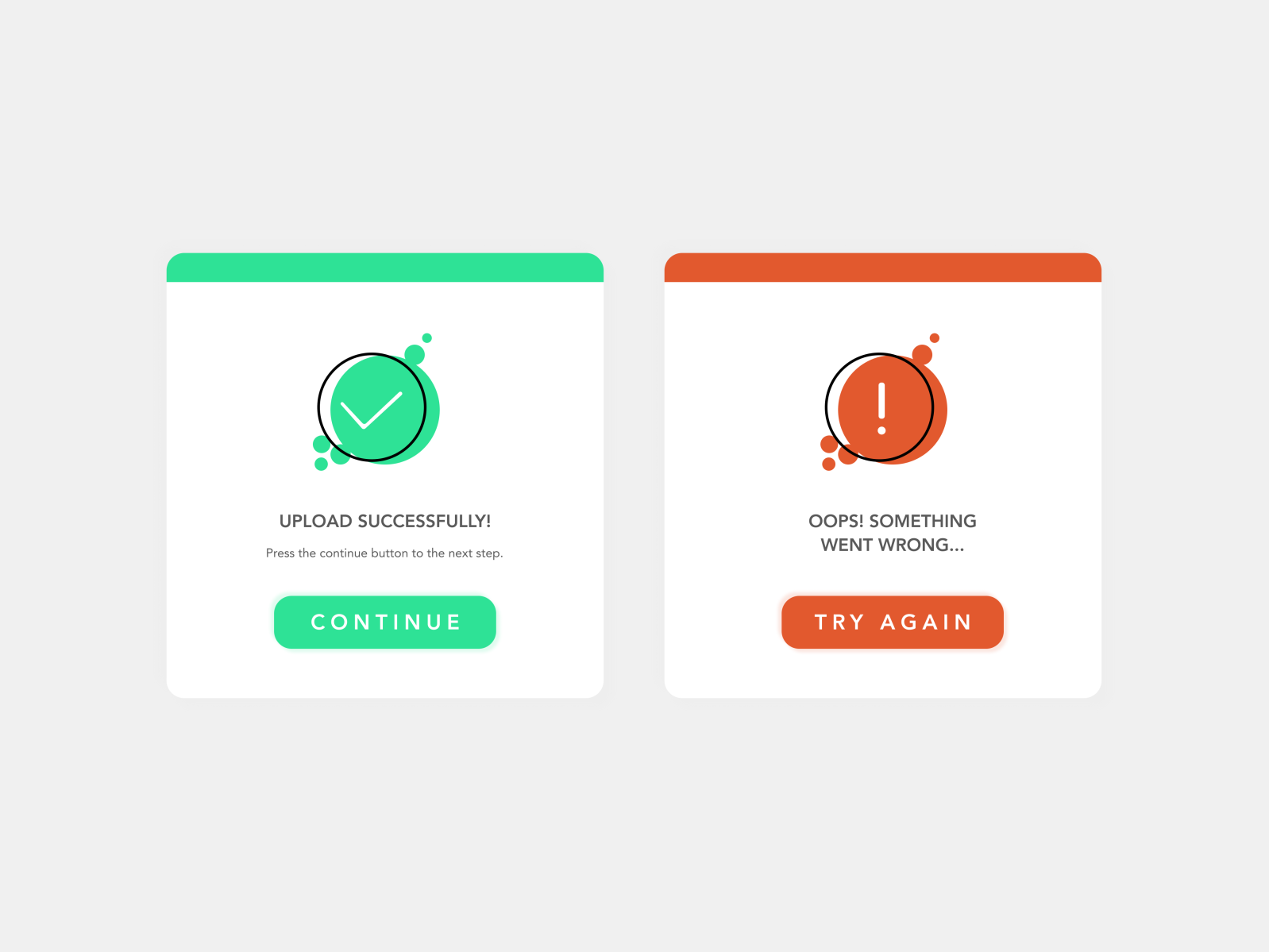 Daily UI 011: Flash Message by Jackie Hu on Dribbble
