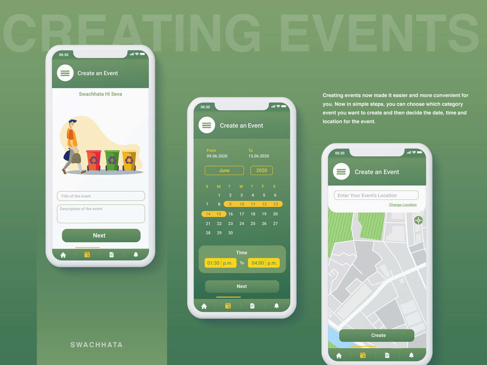 Swachh Bharat Abhiyan - SWACHHATA App Redesign by grayom on Dribbble