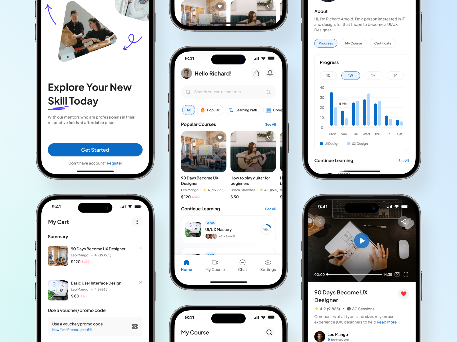 Skillup - Online Course Mobile App by Putra Rahmatullah for Agensip UI ...