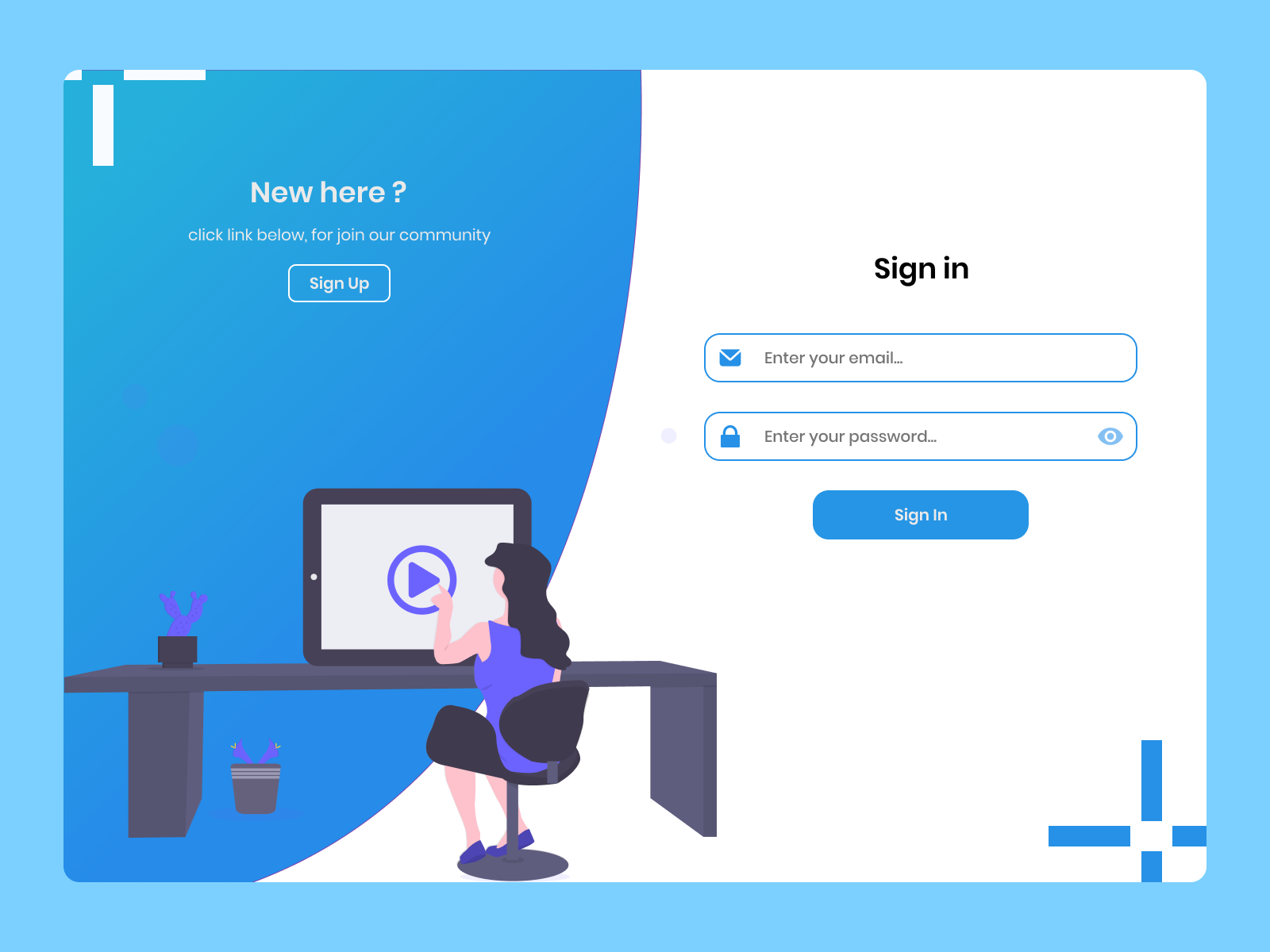 Sign In Pages by AnggitSeptiansyah on Dribbble