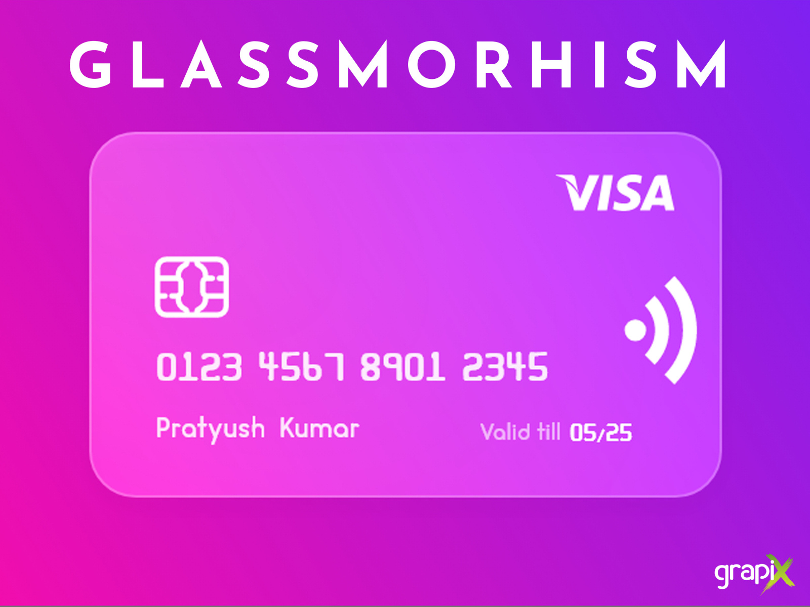 Glass morphism Debit Card - A new trend by Pratyush Kumar (Product ... Glass morphism Debit Card - A new trend by Pratyush Kumar (Product ...