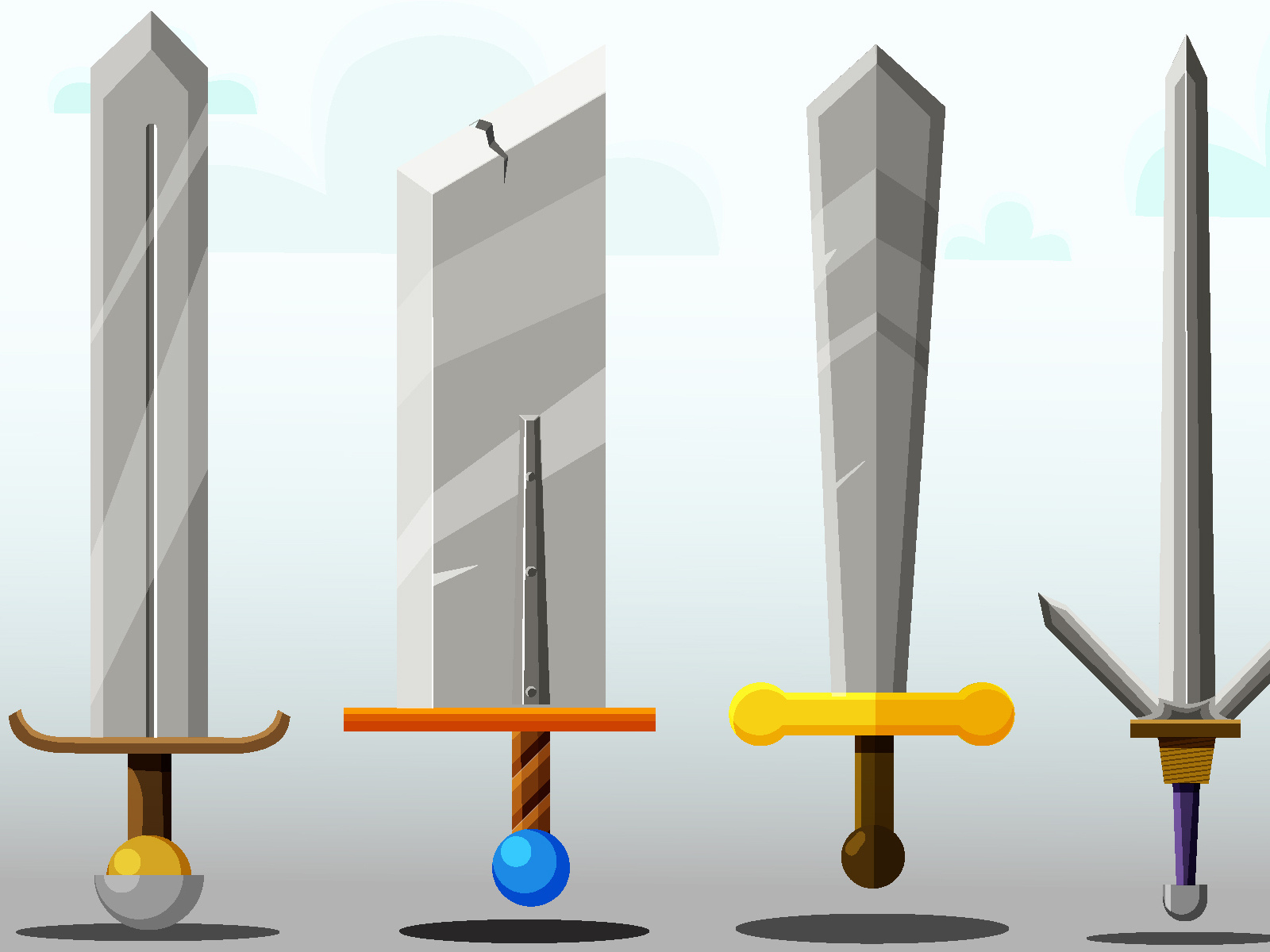 Swords. Game Art by Anatoliy on Dribbble
