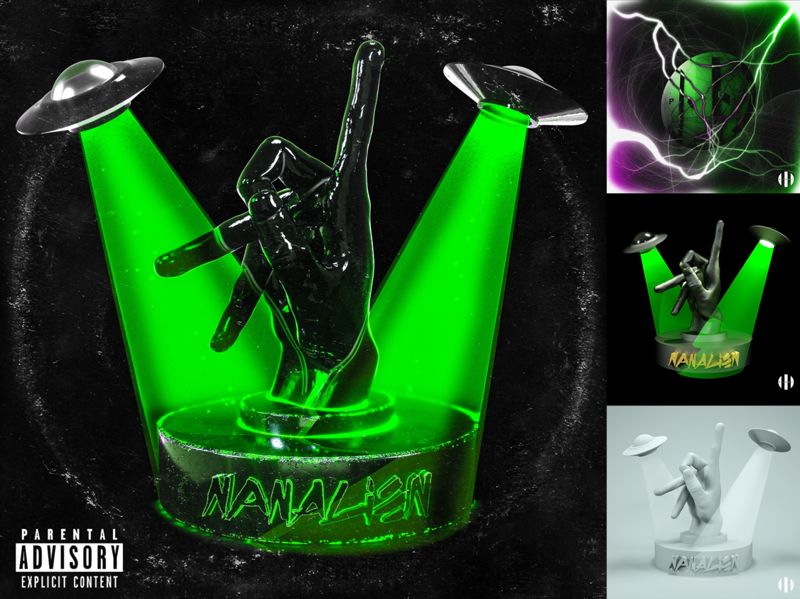 NANalien Album Cover by Bogdan Spataru on Dribbble