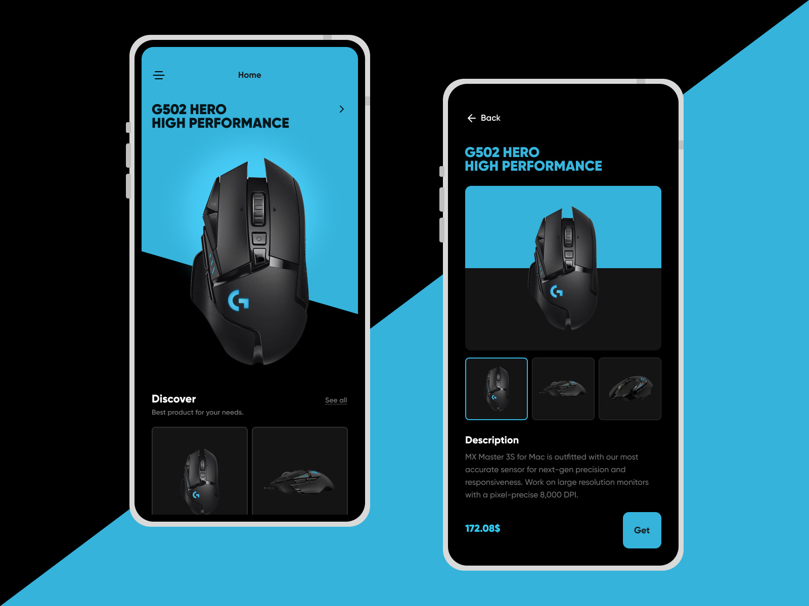 Logitech App Concept UX-UI by MoroLabs on Dribbble
