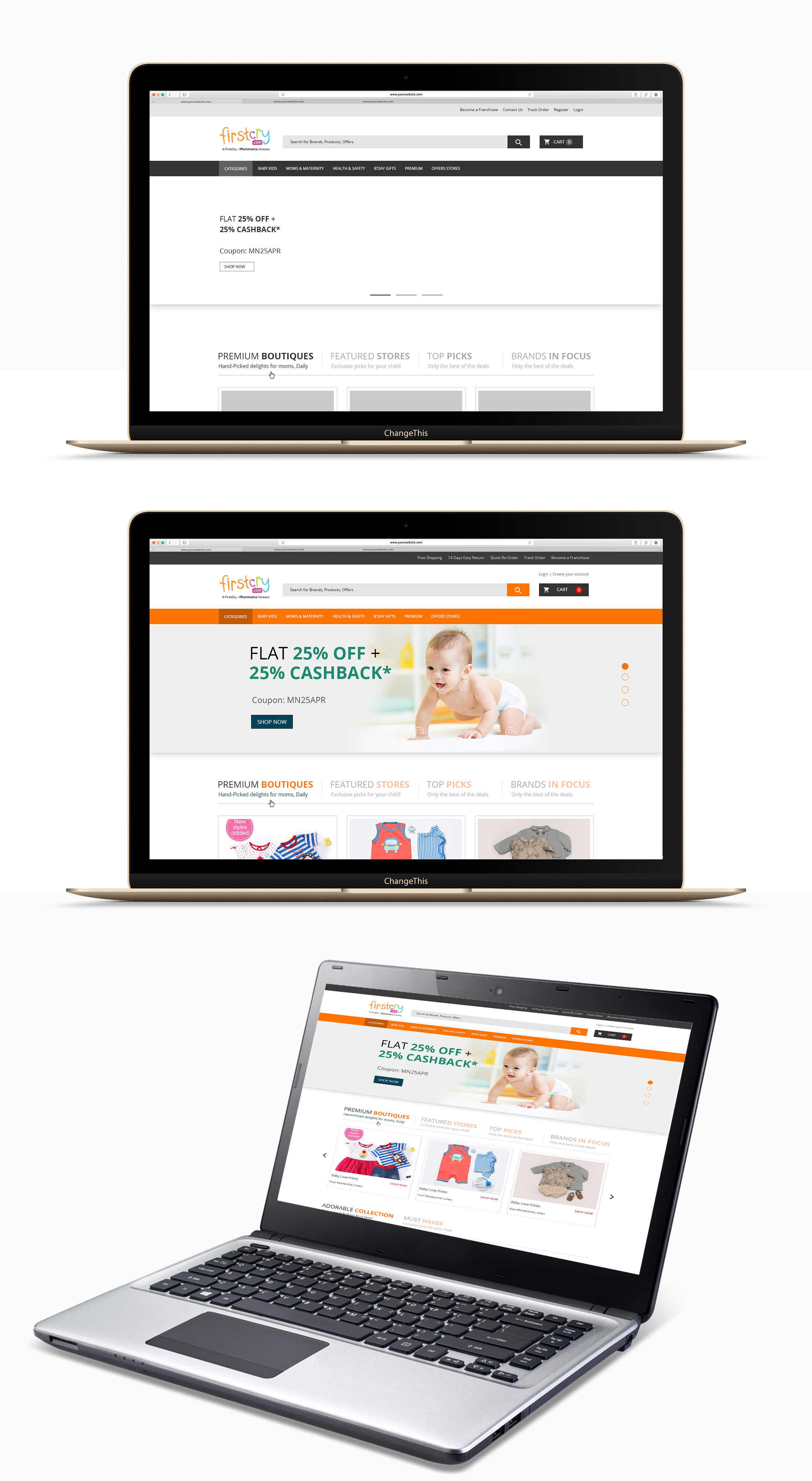 Firstcry by Nilesh Zende on Dribbble