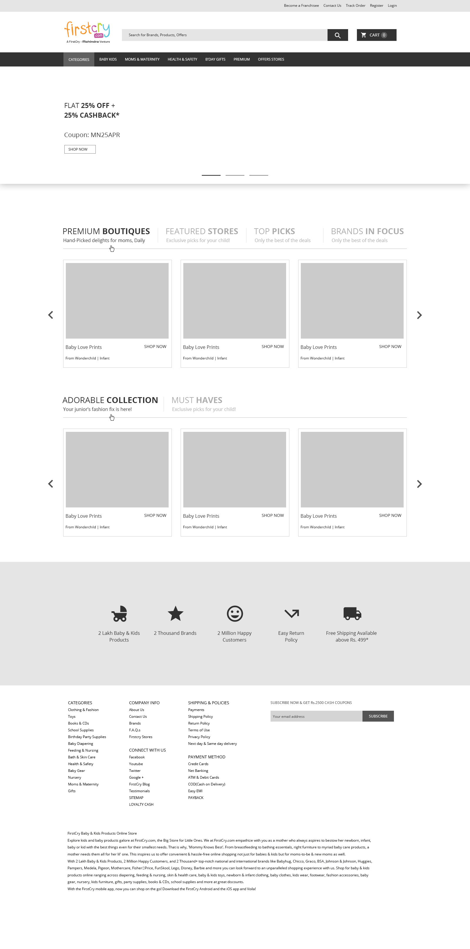 Firstcry by Nilesh Zende on Dribbble