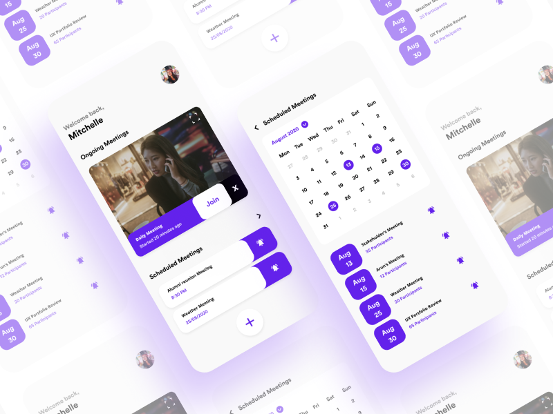 Video Conferencing App Design by Osborne on Dribbble