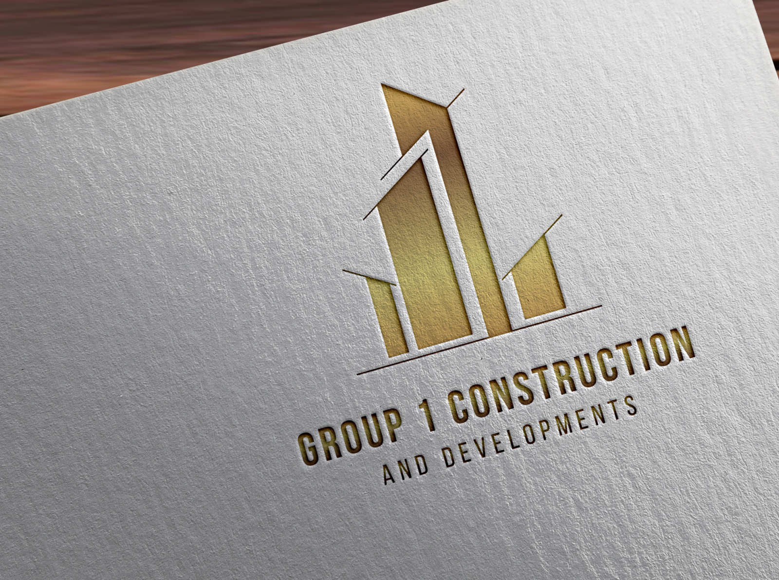 Group 1 Construction and Developments mockup 2 by Logo_Pro5 on Dribbble