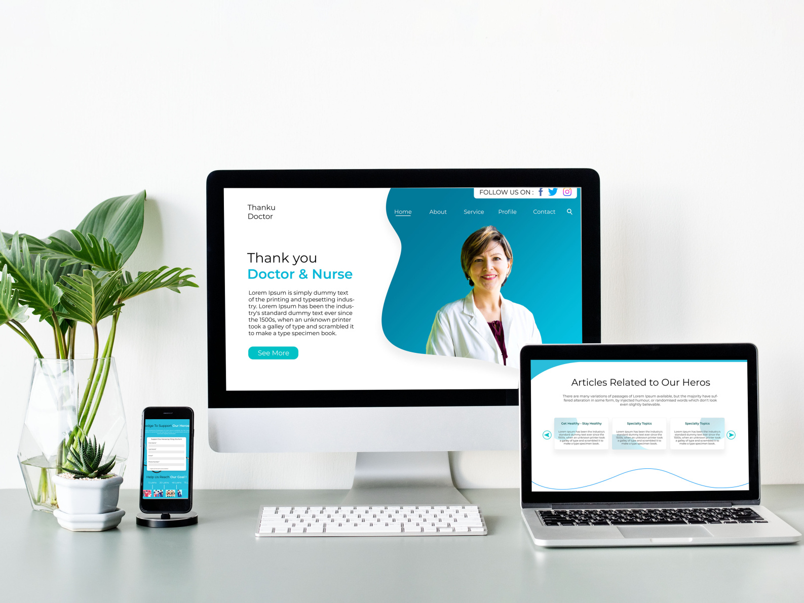 Desktop Website by shreya jain on Dribbble