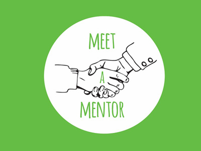 Logo meet a mentor by Studio Lau on Dribbble