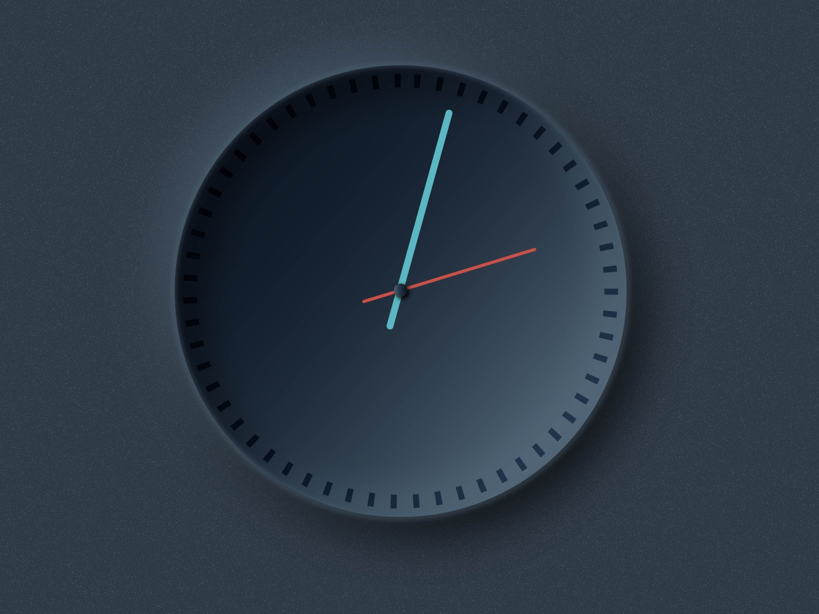 Neomorphic Clock by Sonam Singh on Dribbble