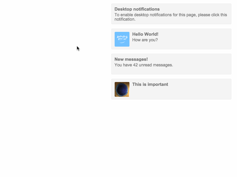 NotifyJS by Tilman Roeder on Dribbble