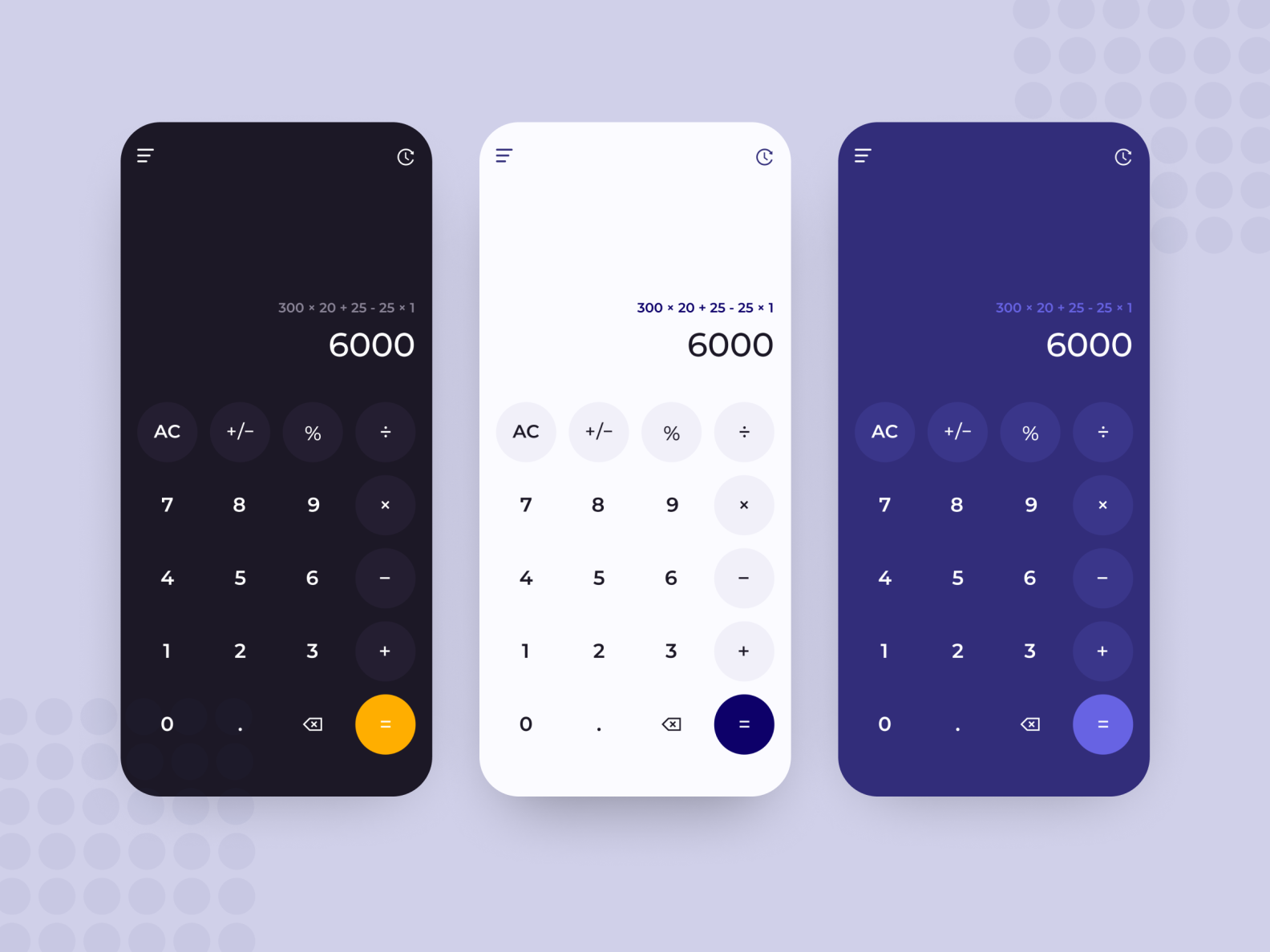 Daily UI #004 - Calculator by Bunga Bulo Mangiwa on Dribbble