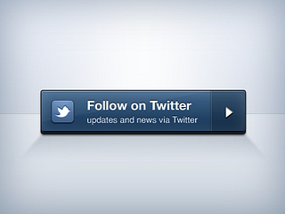 Twitter Button for ThemeForest-Profile by Simon Stamm on Dribbble