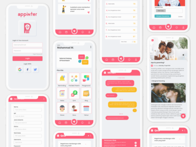 UI Design Appinter App by Muhammad Miftah on Dribbble