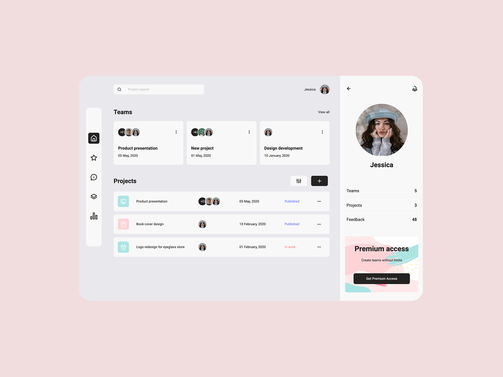 Responsive clean Dashboard by Simple Layout on Dribbble