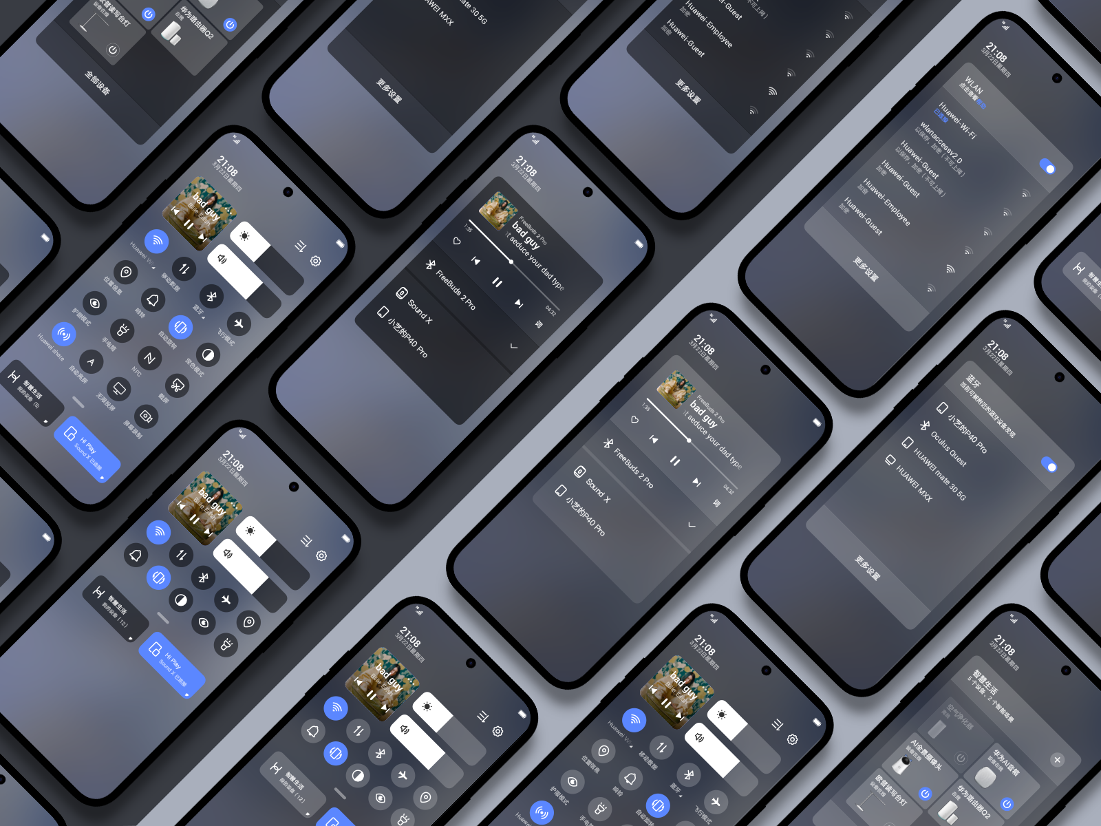 Mobile Control Center by MOWU DESIGN on Dribbble