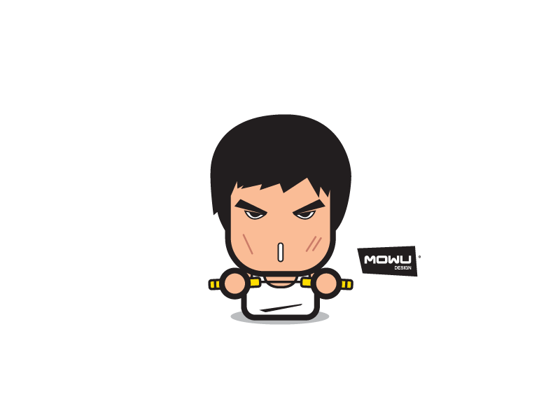 Bruce Lee by MOWU DESIGN on Dribbble