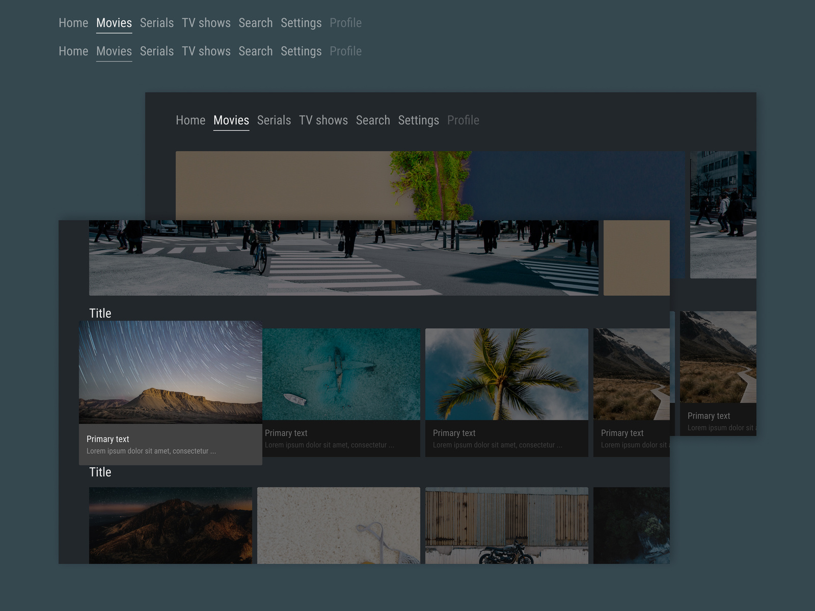 Smart TV ui design patterns. Android TV. Navigation. by Alexander Niki ...