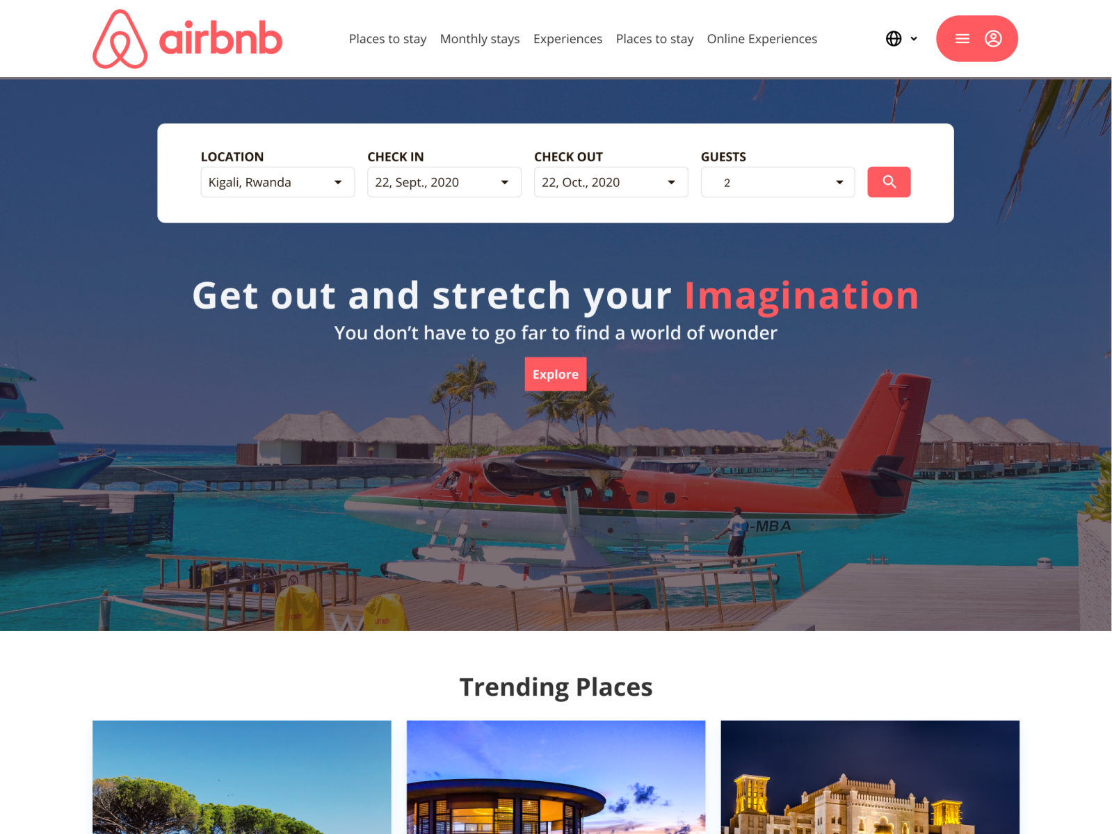 Airbnb Redesign by Dara Nelson on Dribbble