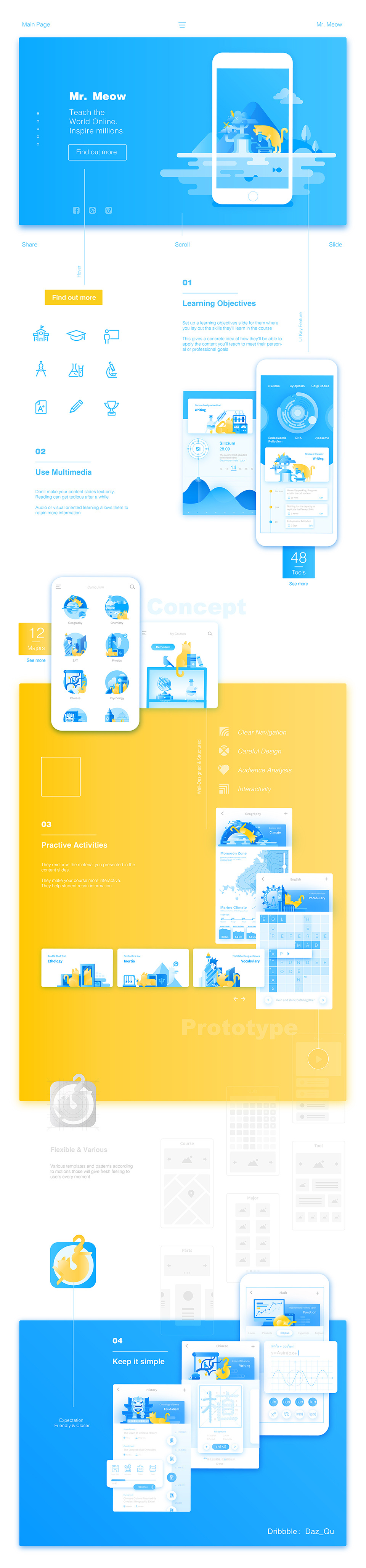 Dribbble Scroll long jpg By DazQu