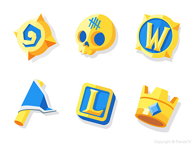 Game icons Part1 by DazQu on Dribbble