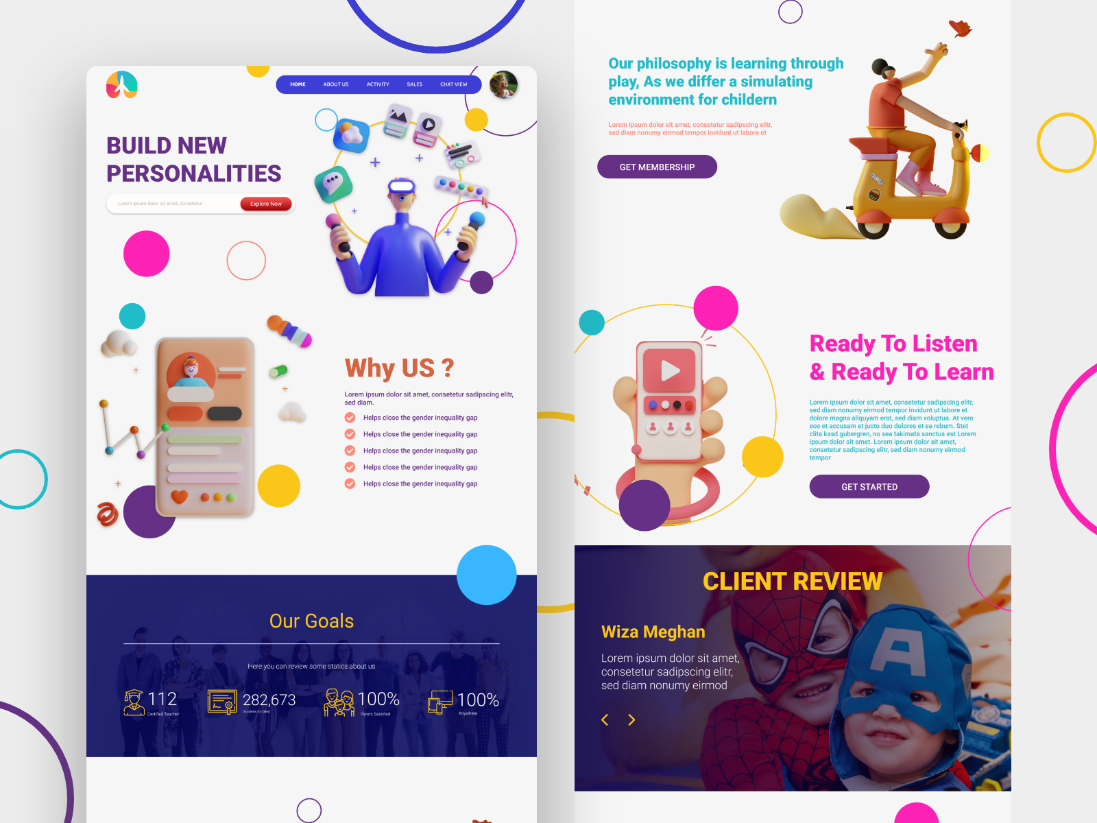 Online Session Website UI/UX by Ushina Rabab on Dribbble