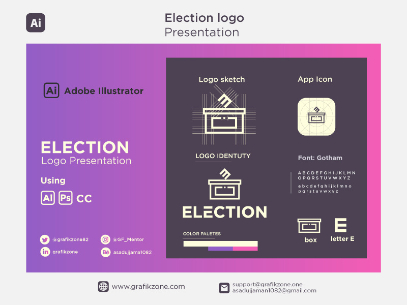 Election Logo by Asad on Dribbble