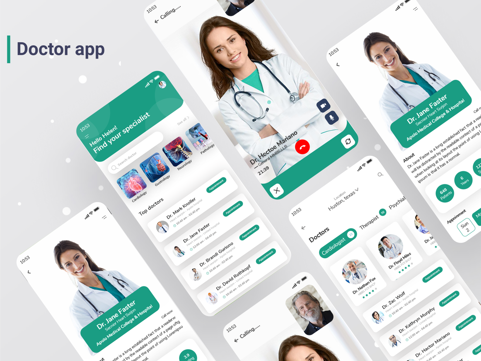 Doctor App by Design-Craft on Dribbble