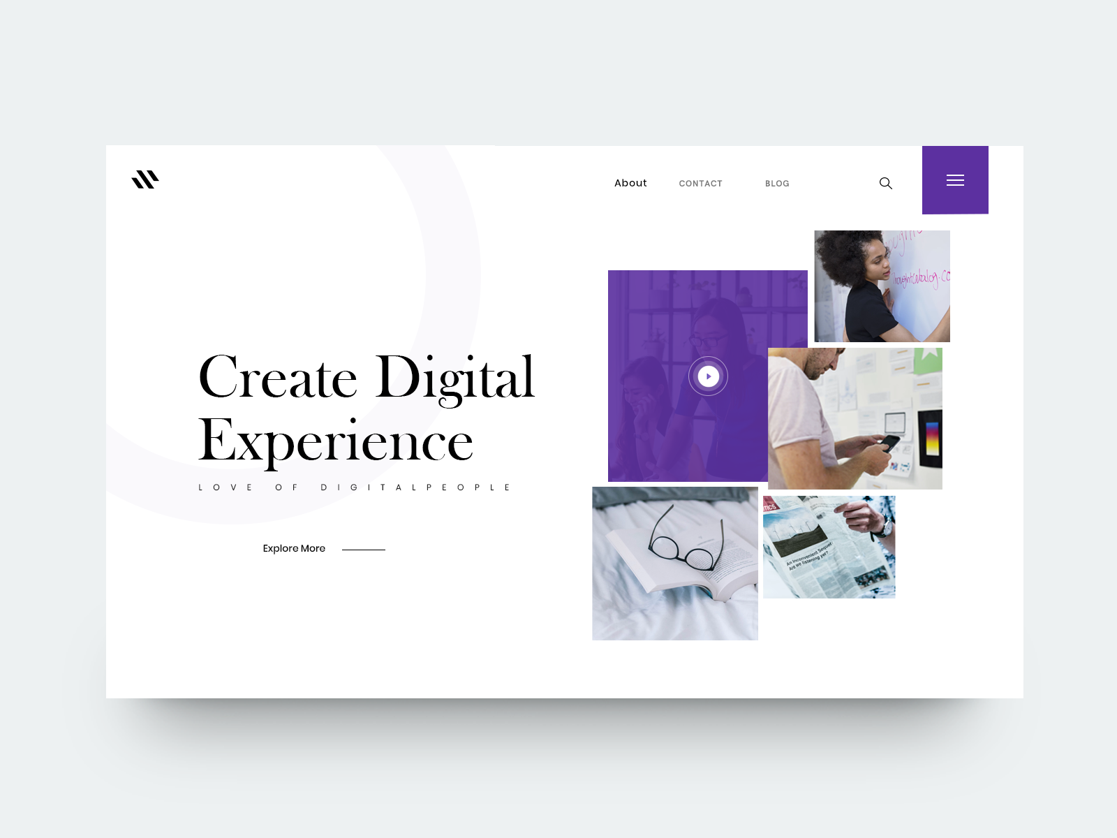UI Design Idea (Digital Experience) by Saidur Rahman on Dribbble
