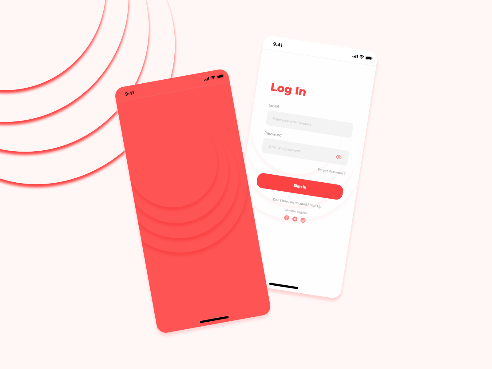 Login App UI design by Satrionugros on Dribbble