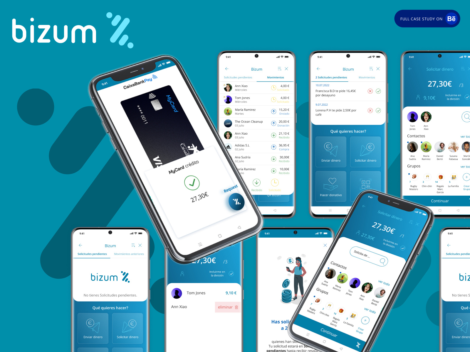 Bizum - Automatic money request - feature by Gosia Niech on Dribbble