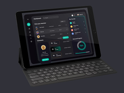 Education Dashboard UX UI Design by Hira Riaz🔥 for Upnow Studio on Dribbble