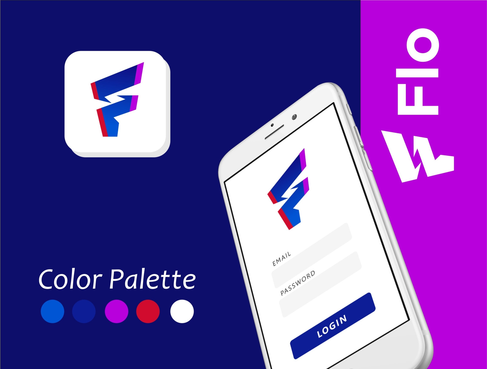 Logo App for FLO by Coco_Jely on Dribbble