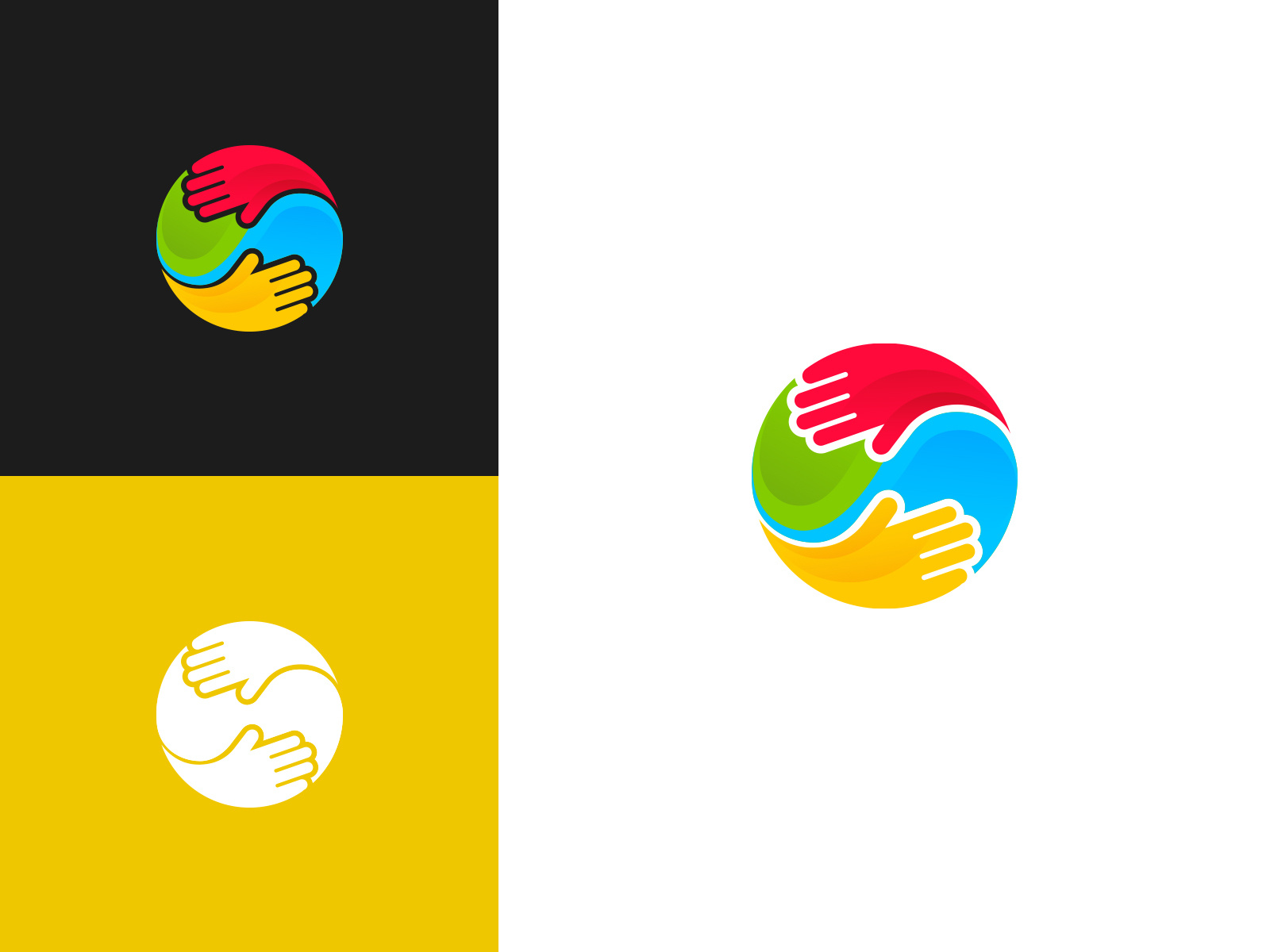 Help Care Logo by Cornel on Dribbble