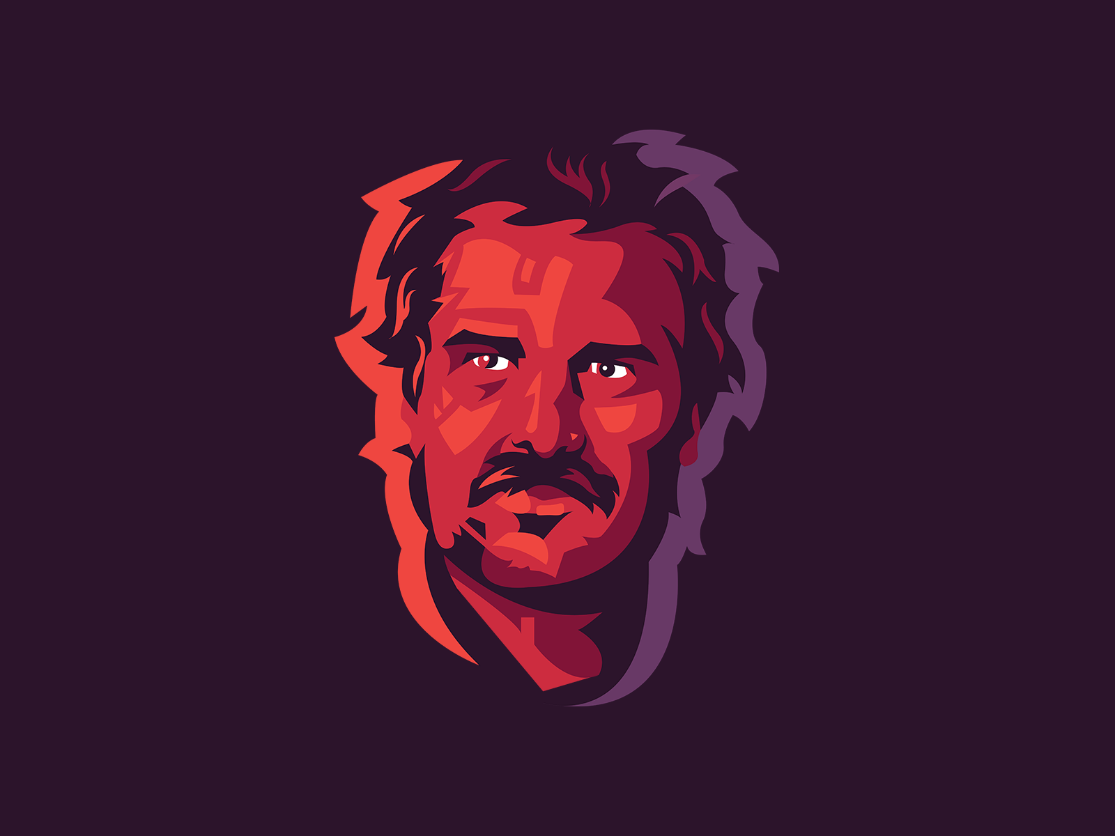 Jim Hopper Vector Art Portrait by Oz Tsori on Dribbble