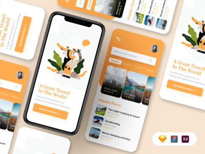 Adventure Travel App by Rodolfo Neutze on Dribbble