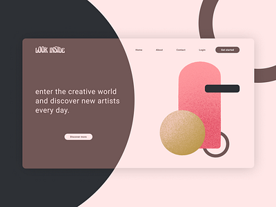 landing page · daily ui by Karolina Marques on Dribbble