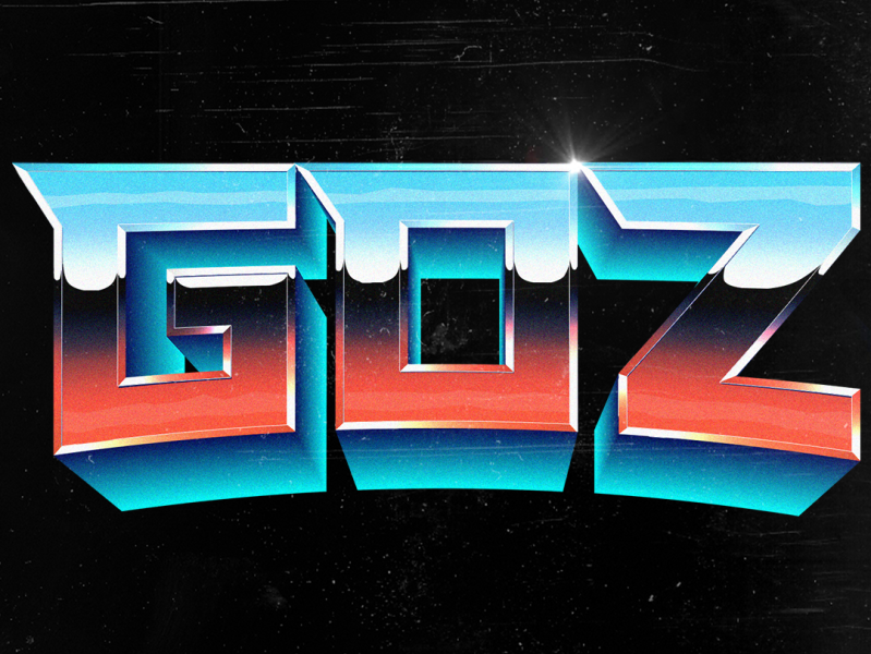 Goz Retro 80's by Yannis on Dribbble