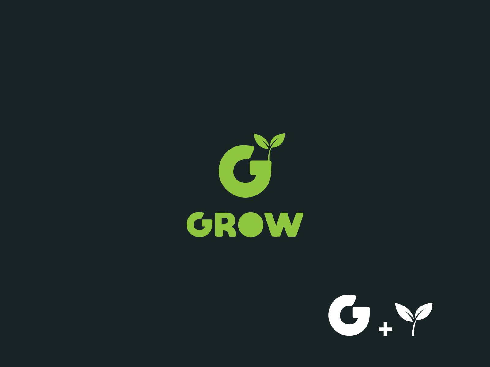 grow logo by Abdul Manan on Dribbble