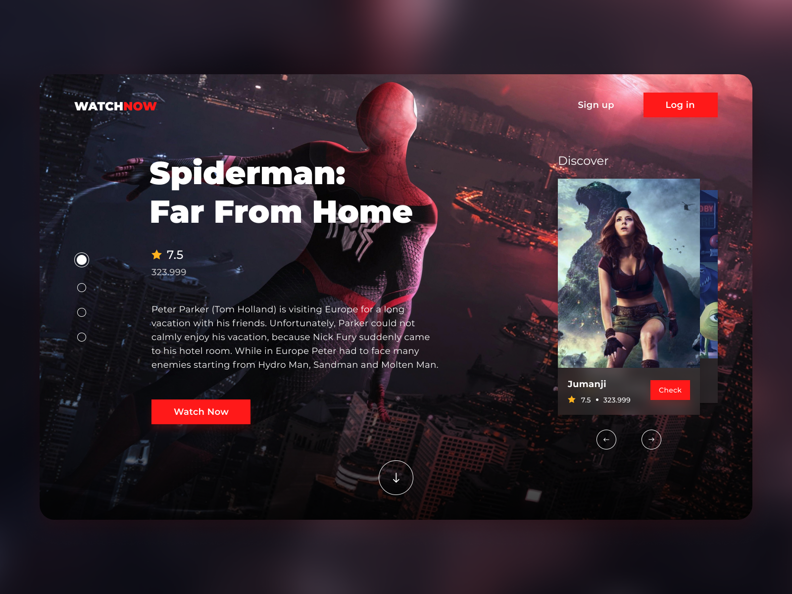 WATCHNOW - Online Movie Streaming by Bagus on Dribbble