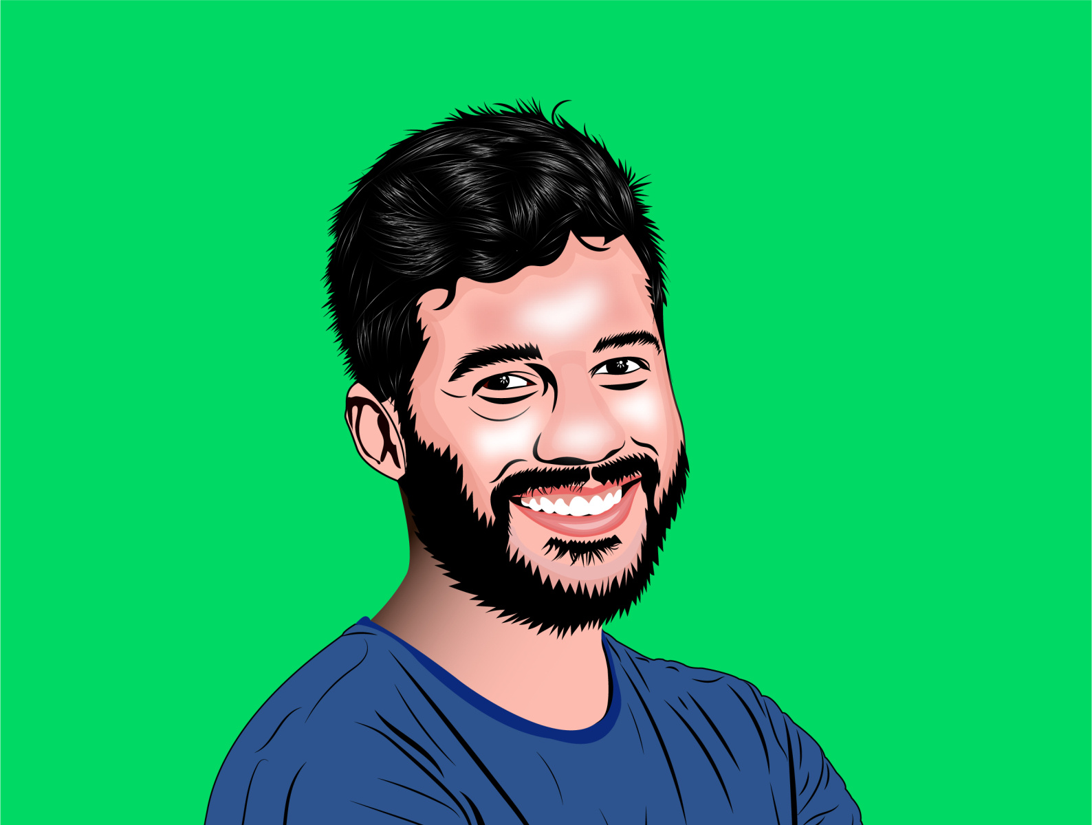 Portrait Vector Face by Md Serazul Islam on Dribbble