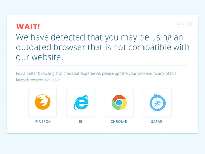 Clean Popup by Shakil Ali on Dribbble
