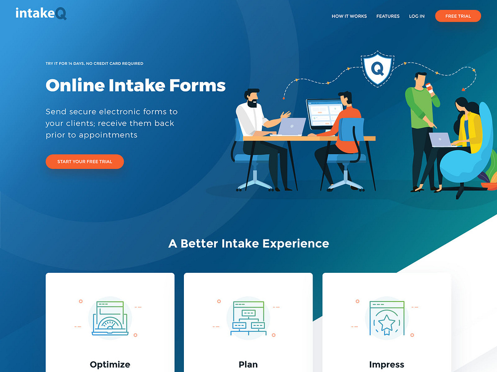 intakeQ Rebrand by Shakil Ali on Dribbble