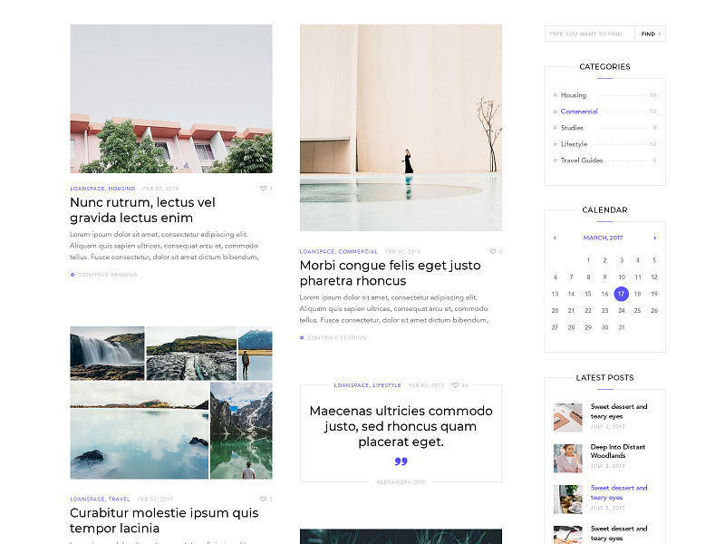 Blog UI designs, themes, templates and downloadable graphic elements on ... Blog UI designs, themes, templates and downloadable graphic elements on ...