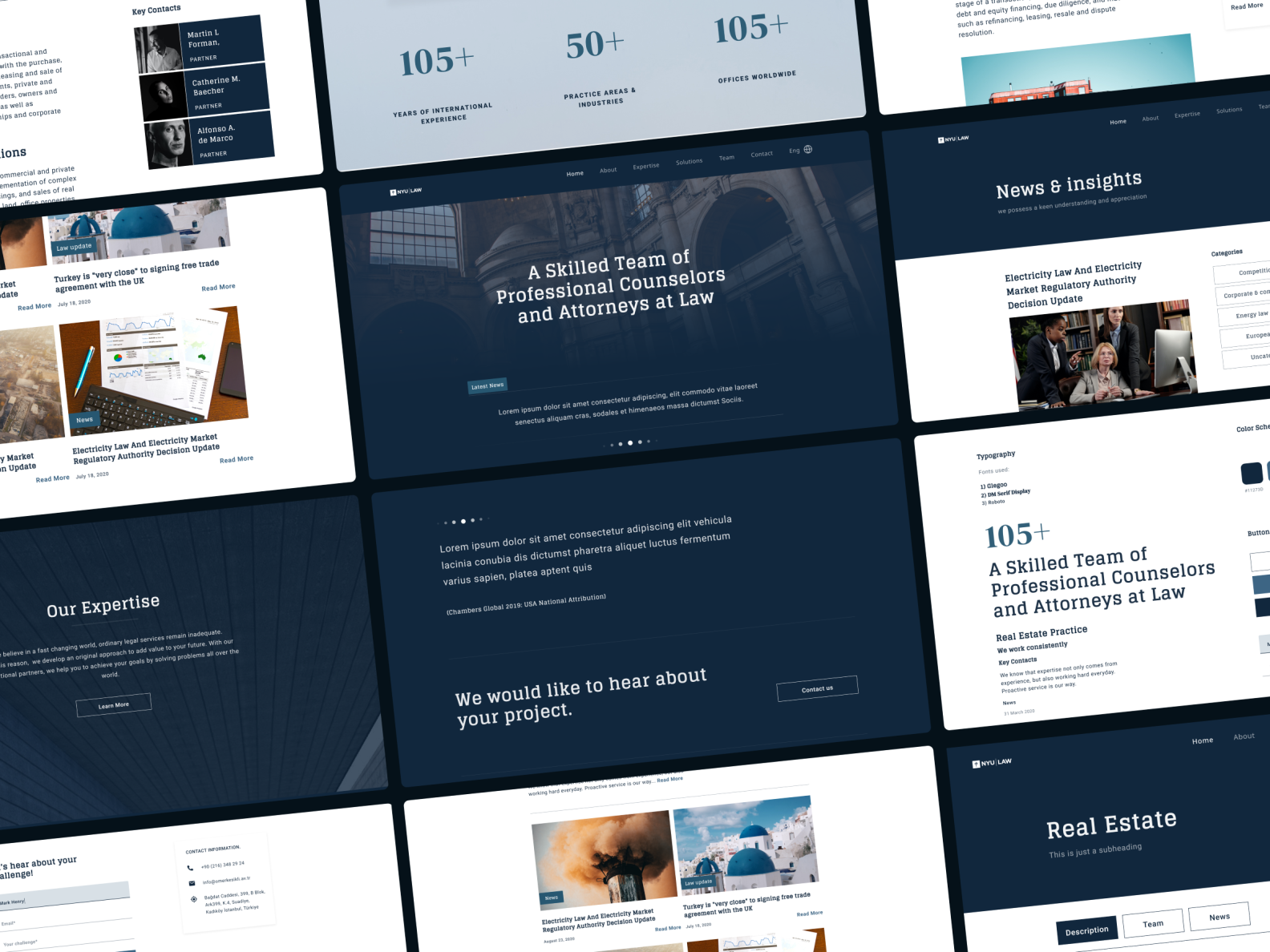 Law website design by Muhammad Faizan on Dribbble