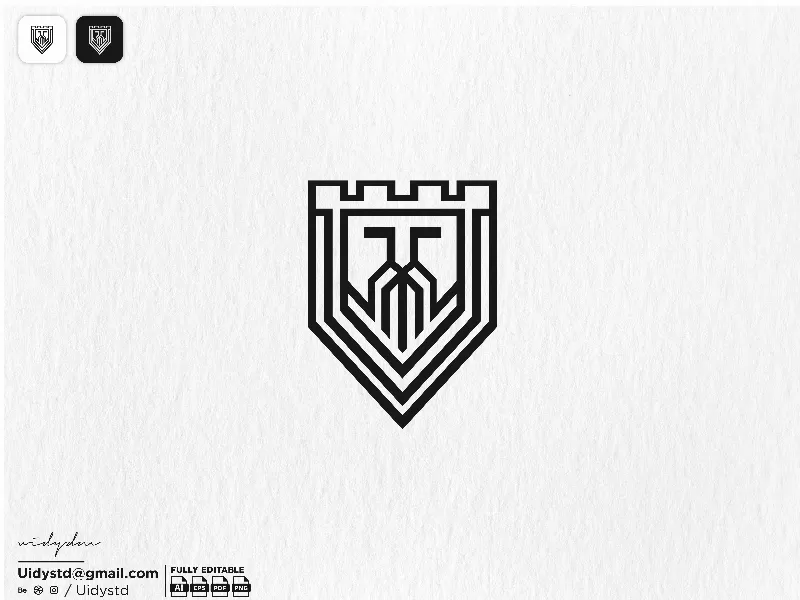 Kings Shield Logo by Widydm on Dribbble