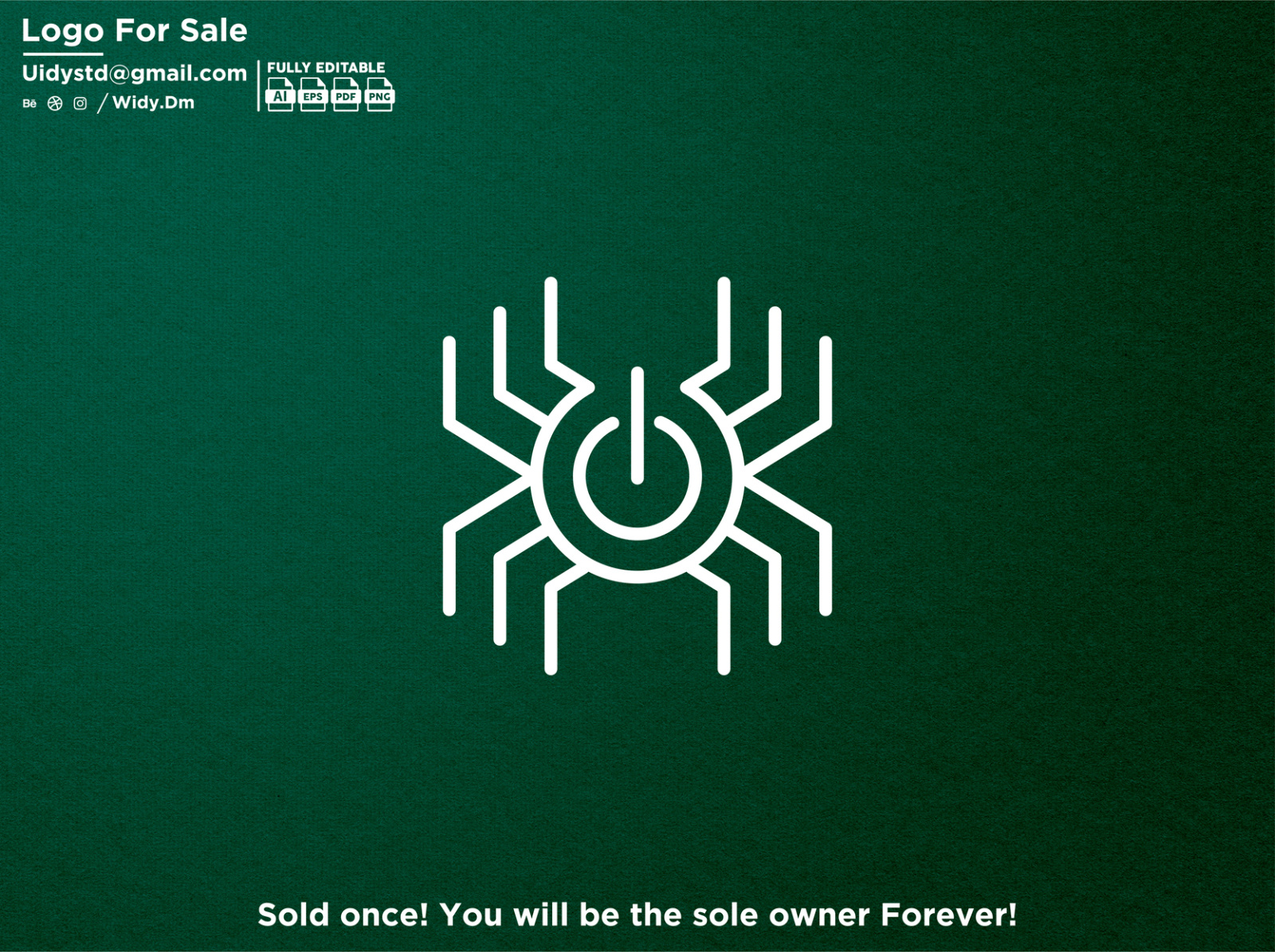 Spider Power Logo by Widydm on Dribbble